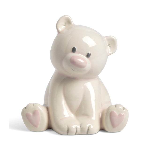 Teddy Bear Bank - Pink - Walmart.com