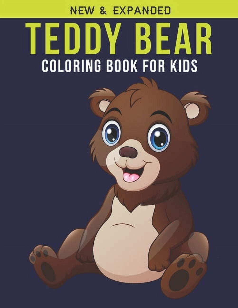 Teddy Bear Coloring Book For Kids: An Kids Coloring Book of 30 Stress ...