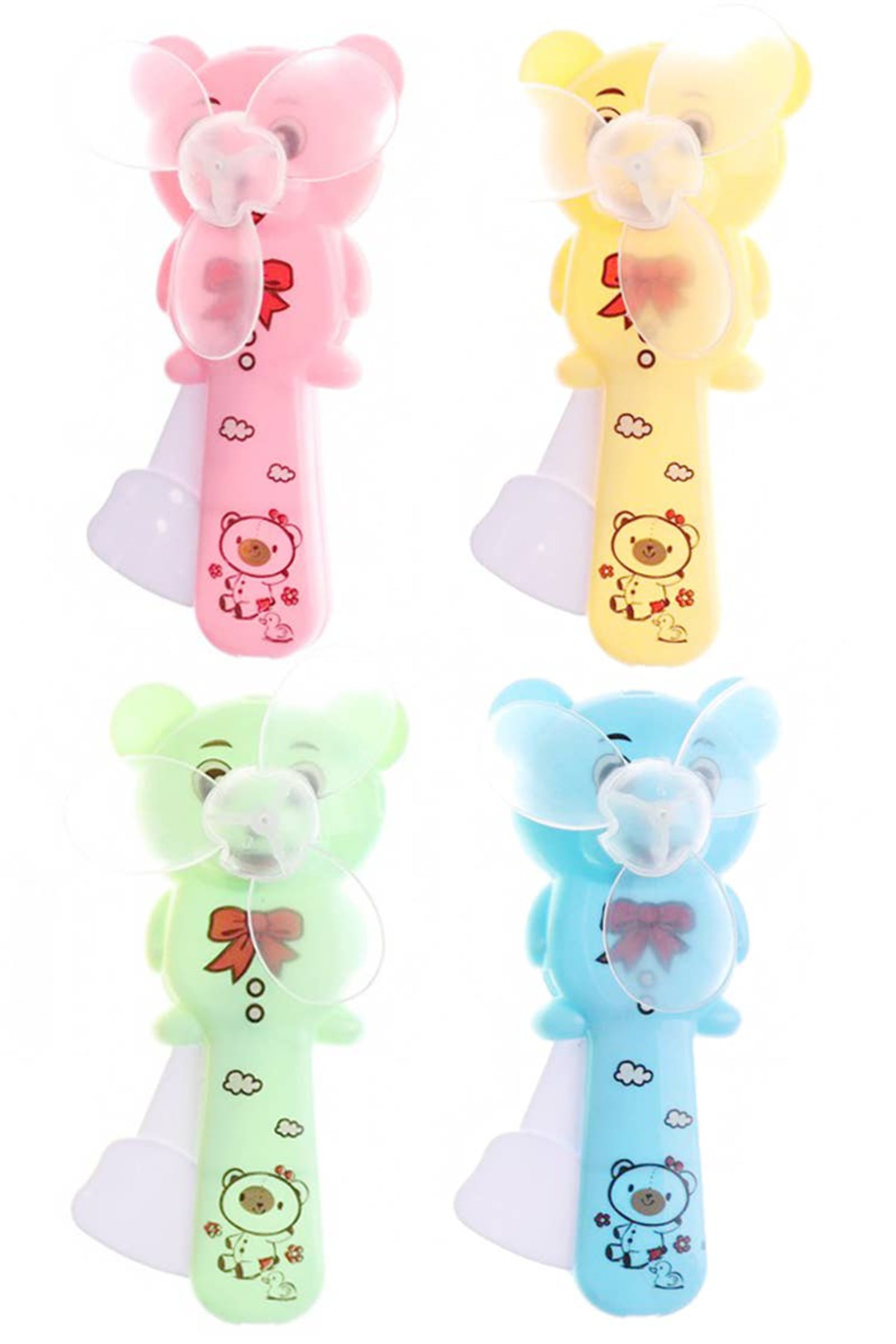 Teddy Bear Manual Pressure Hand-Held Fan (1 PIECE) - Walmart.com