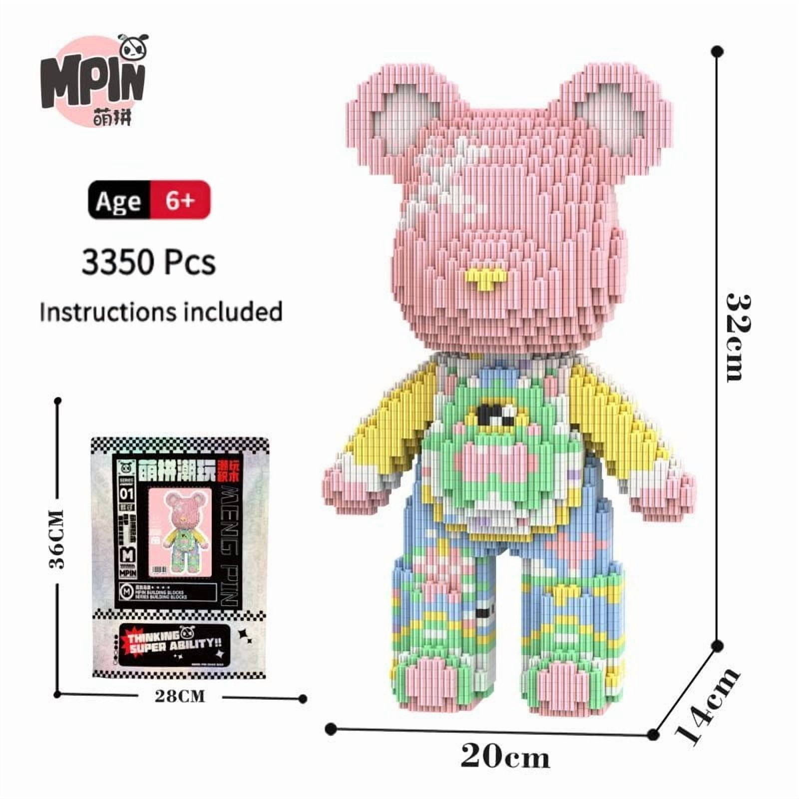 Teddy Bear Micro Building Blocks Set(3350Pieces) TOYCITY Christmas Bear ...
