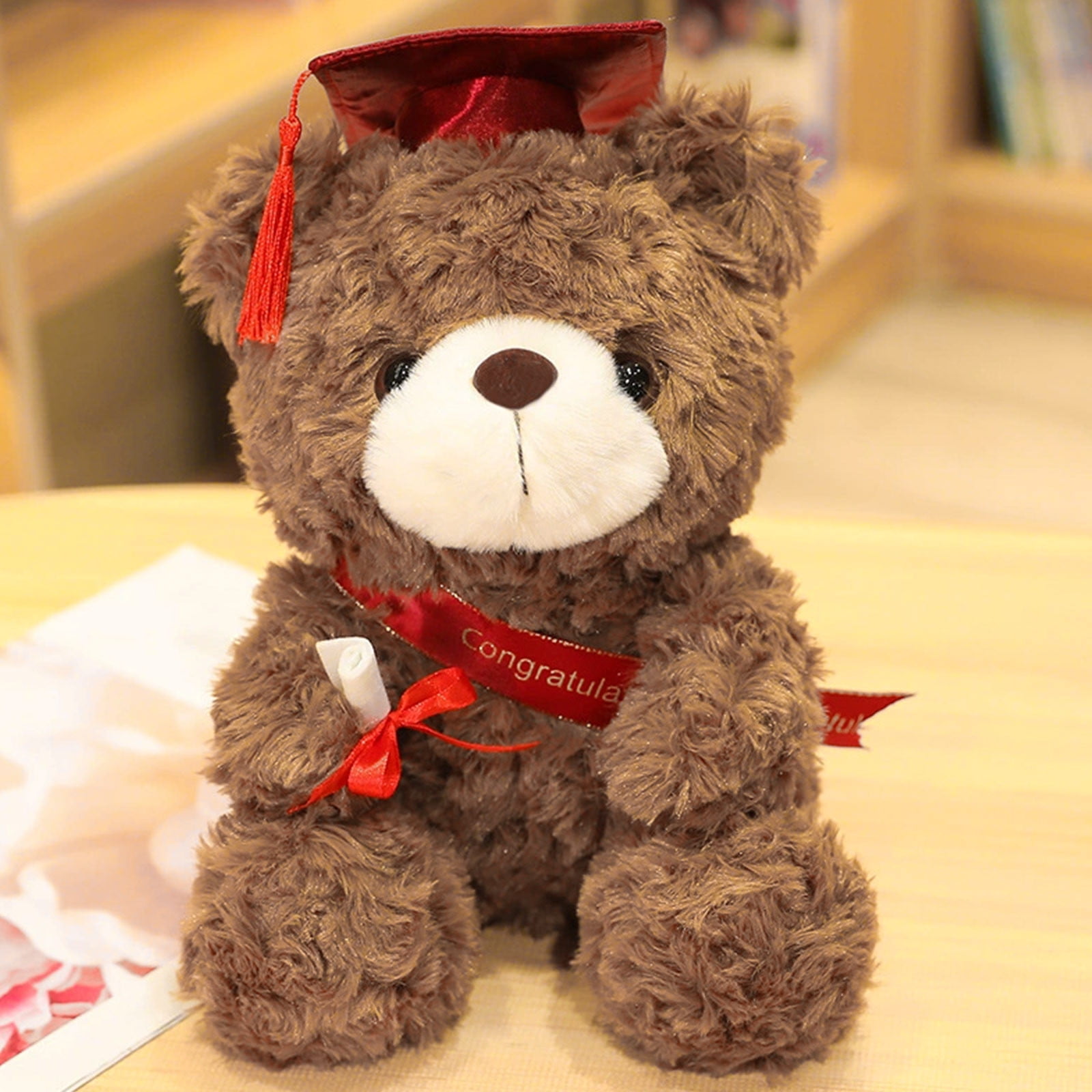 Teddy Bear Plush Toy 11 Inch Graduation Plush Stuffed Animal Toy— Soft ...