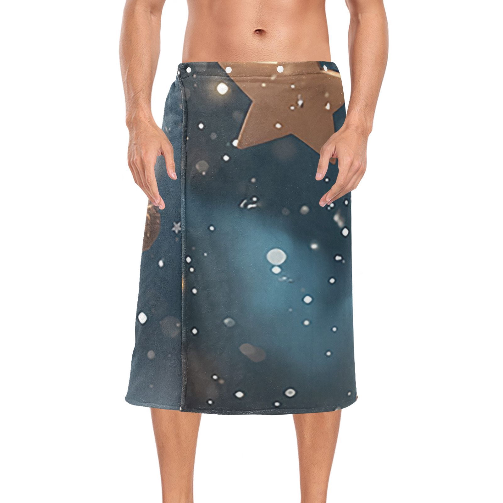 Teddy Bear Stars Starry Sky Bath Towel Wrap for Man Adjustable Shower ...