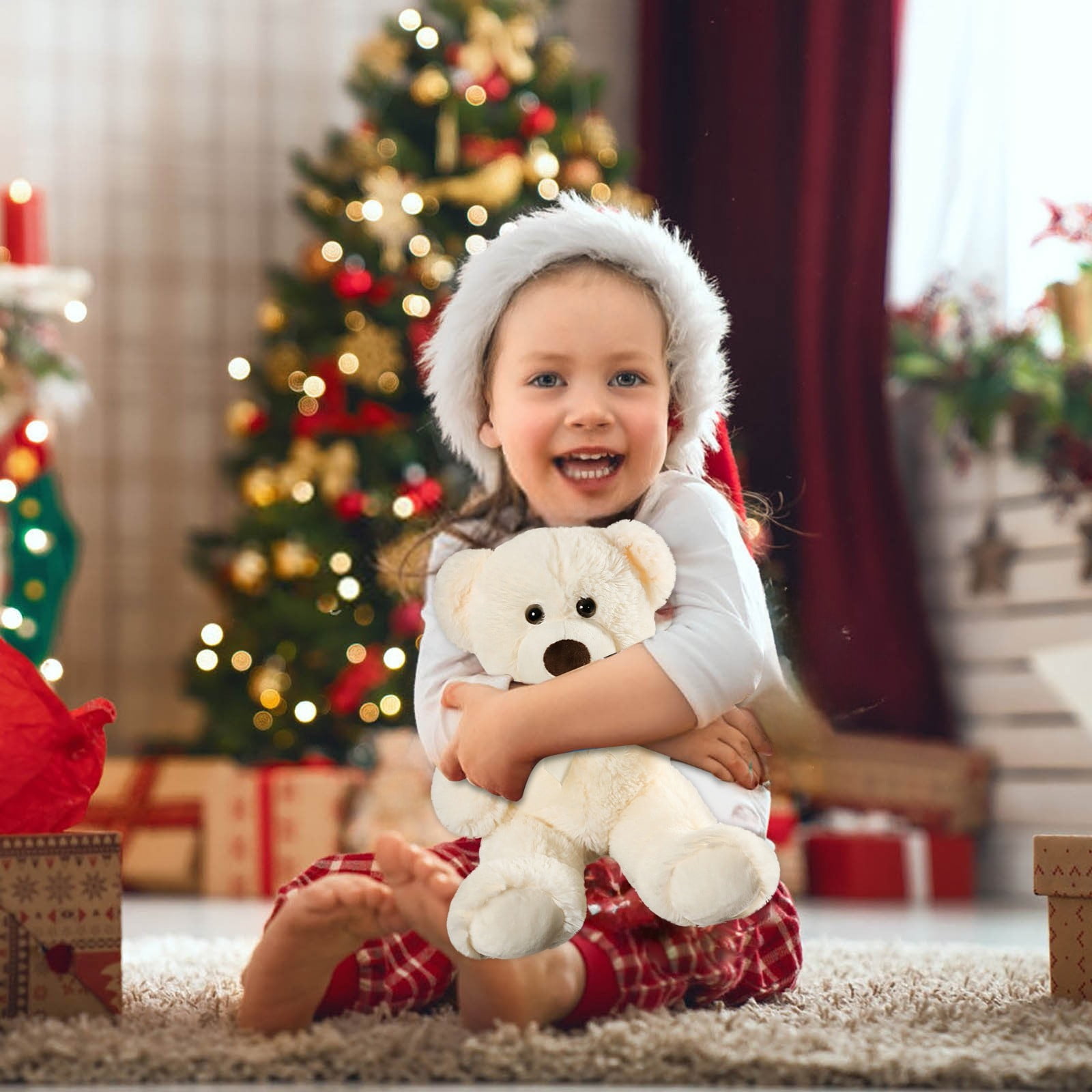 Teddy Bear Stuffed Animal 14 inch Soft Cuddly Stuffed Plush Bear Cute ...