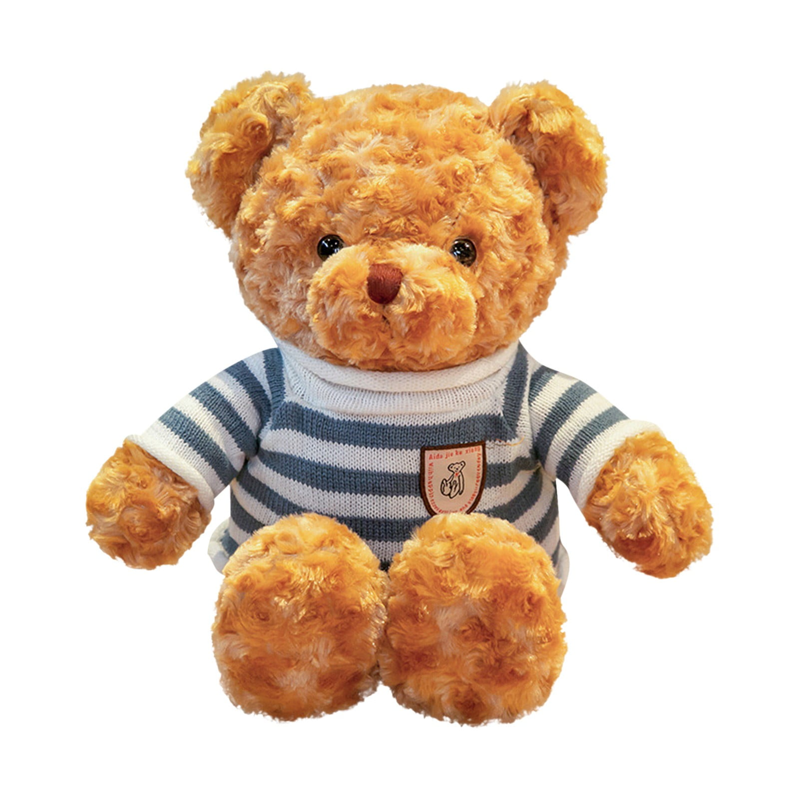 Teddy Bear Stuffed Animal, Soft Cuddly Teddy Bear Plush Toy, Birthday ...