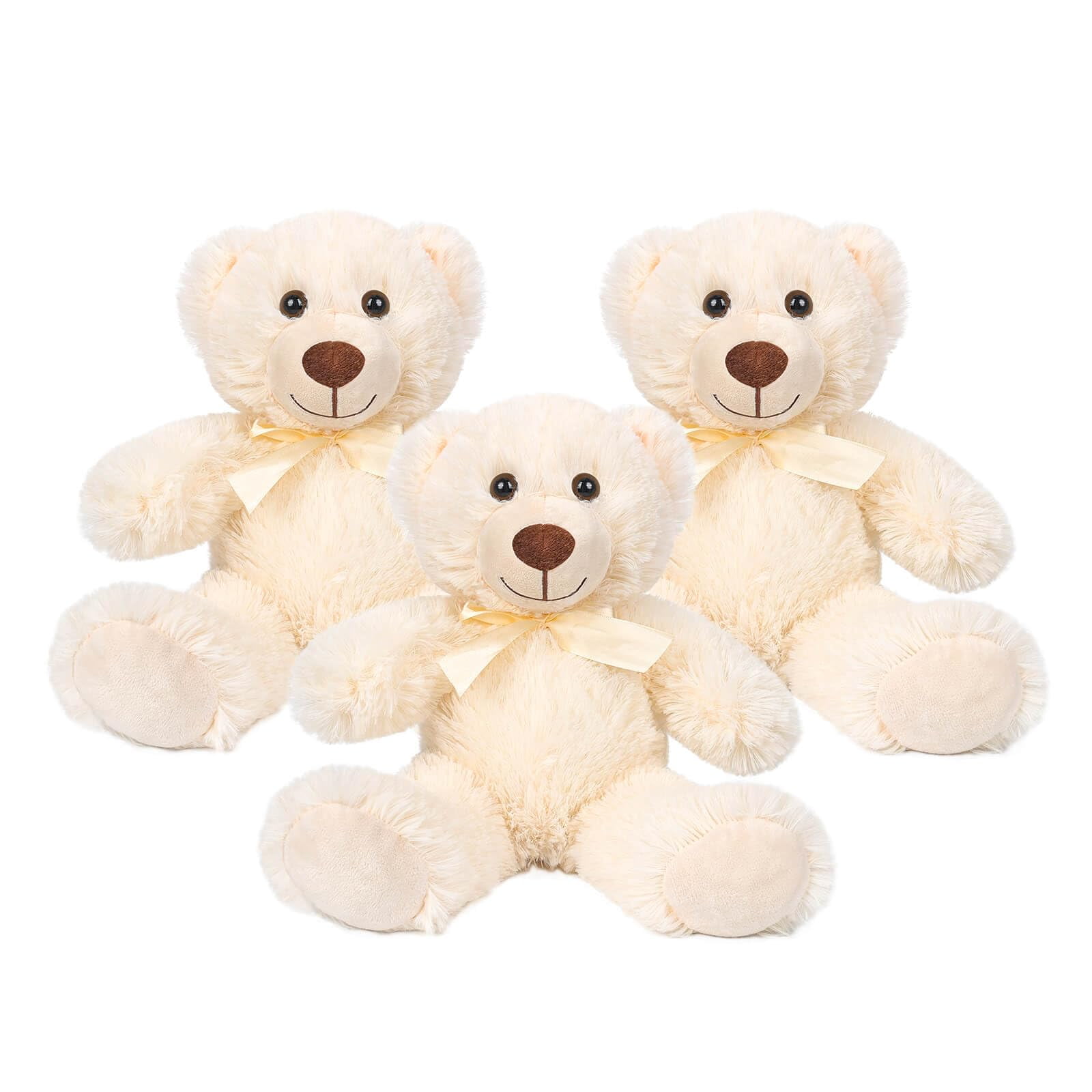 Teddy Bears Bulk 3 Packs, Teddy Bear Stuffed Animal Plush Toy, 13.7 ...