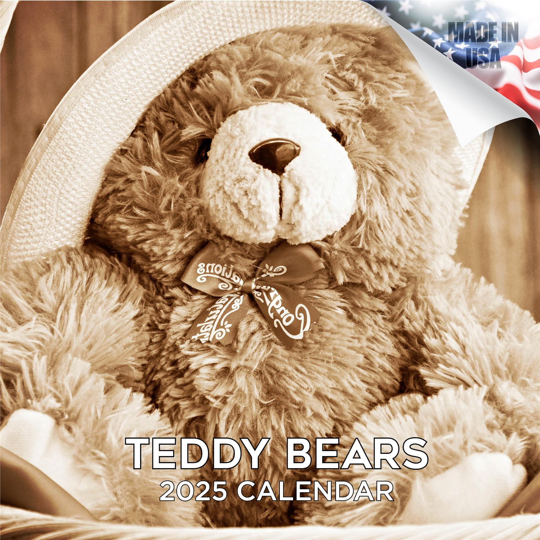 2024 2025 Teddy Bears Calendar - Hobby Monthly Wall Calendar - 12 x 24 ...