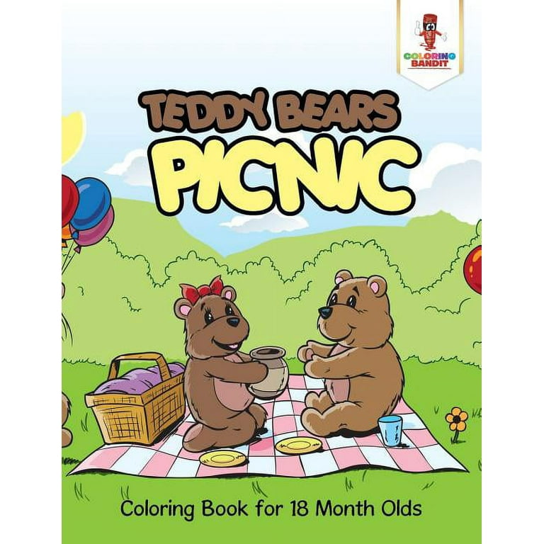 coloring book teddy bears