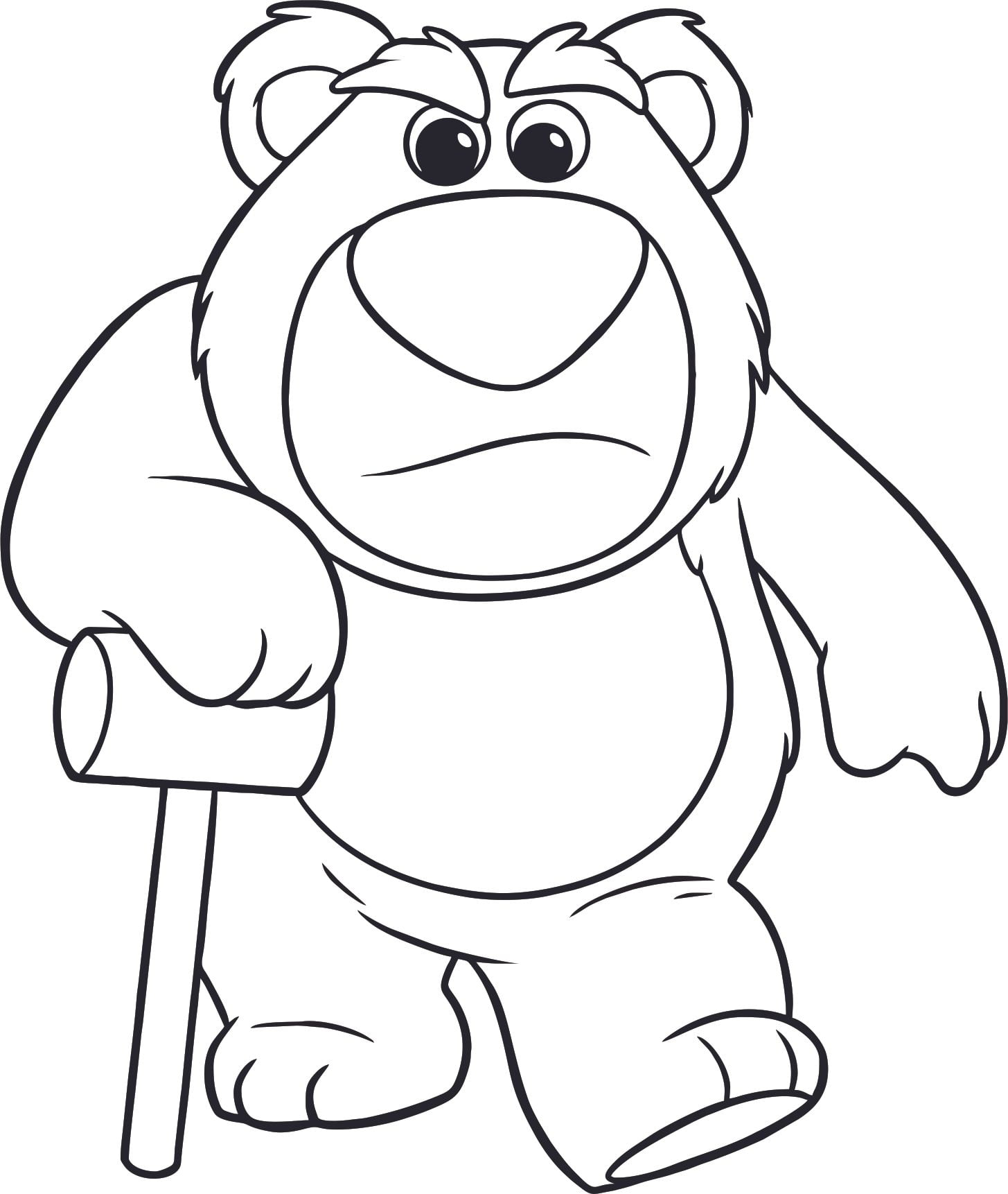 Teddy Beat Cartoon Characters Decor Wall Art Vinyl Sticker Design Decal ...