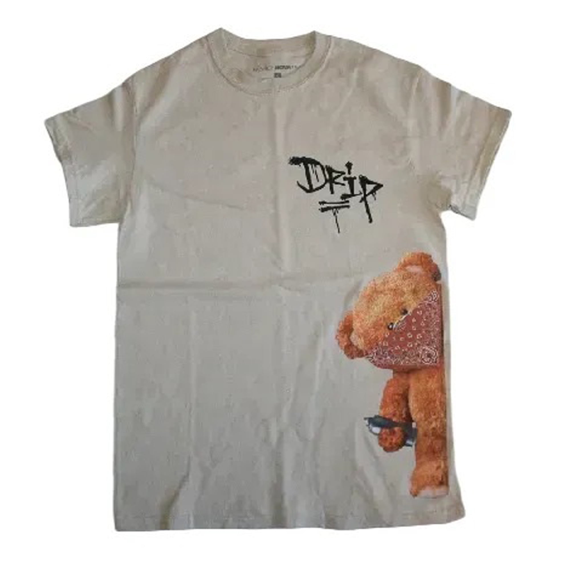 Teddy Drip Men's Short Sleeve Graphic Print T-Shirt (Large) - Walmart.com