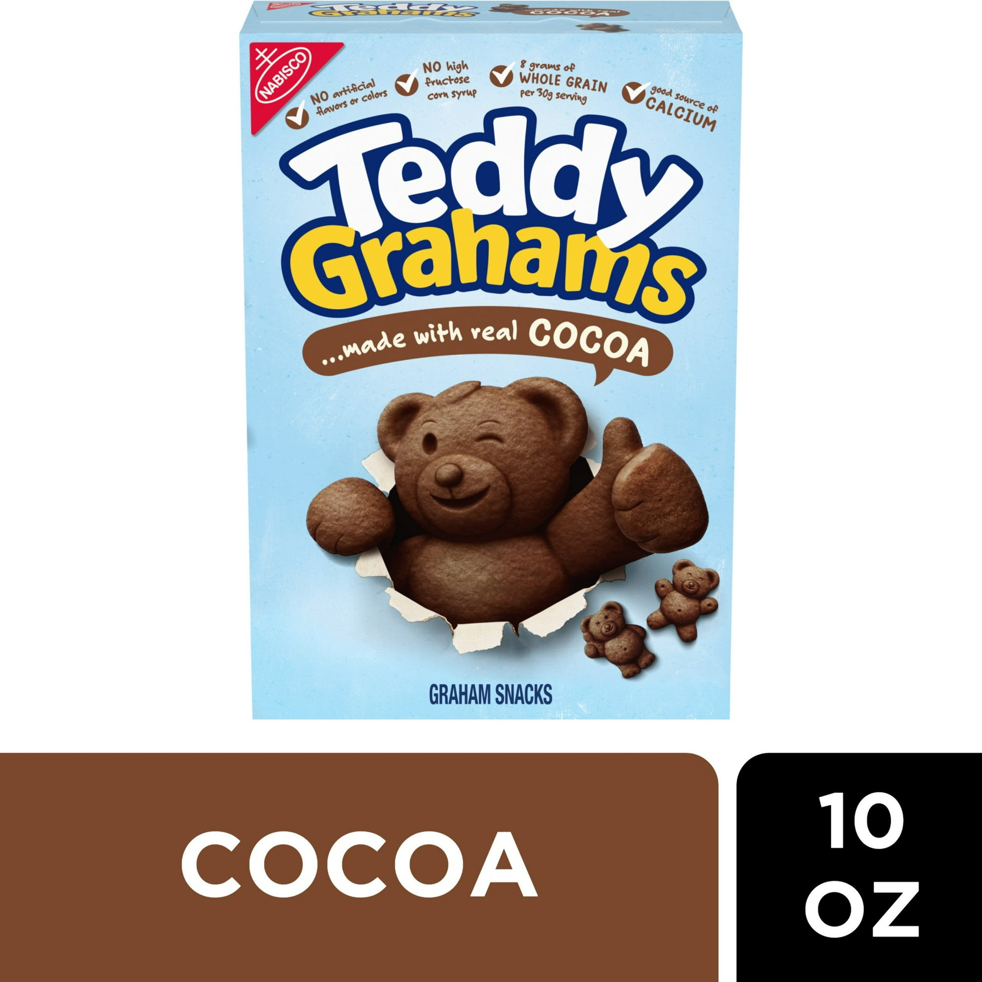 Teddy Grahams Chocolate Graham Snacks, 10 oz - itFRESH