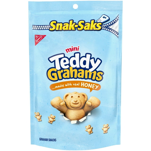 Teddy Grahams Honey Graham Snacks, 8 oz - Walmart.com