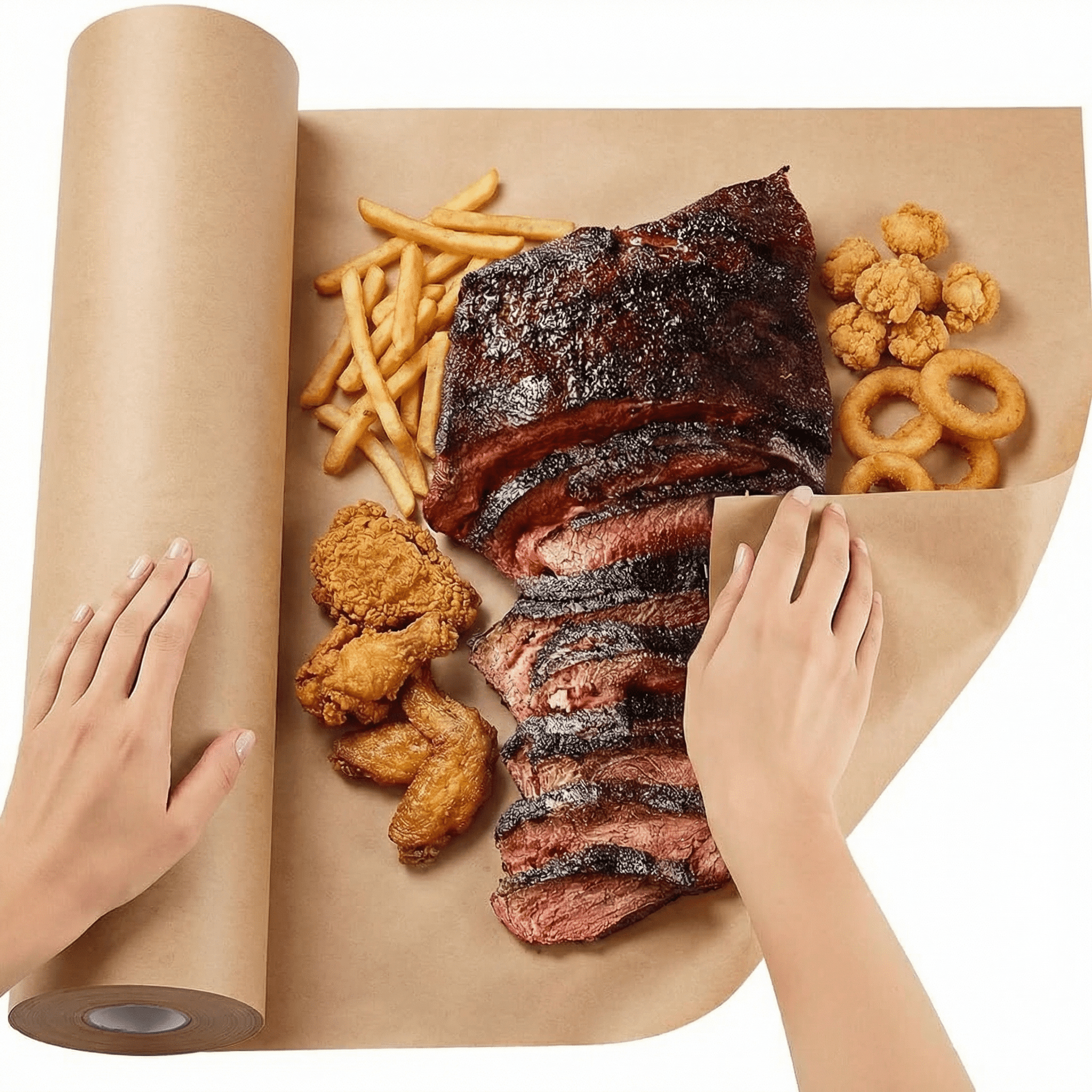 Teddy Run Butcher Paper Roll 18"x870" - Food-Grade Brown Butcher Paper ...