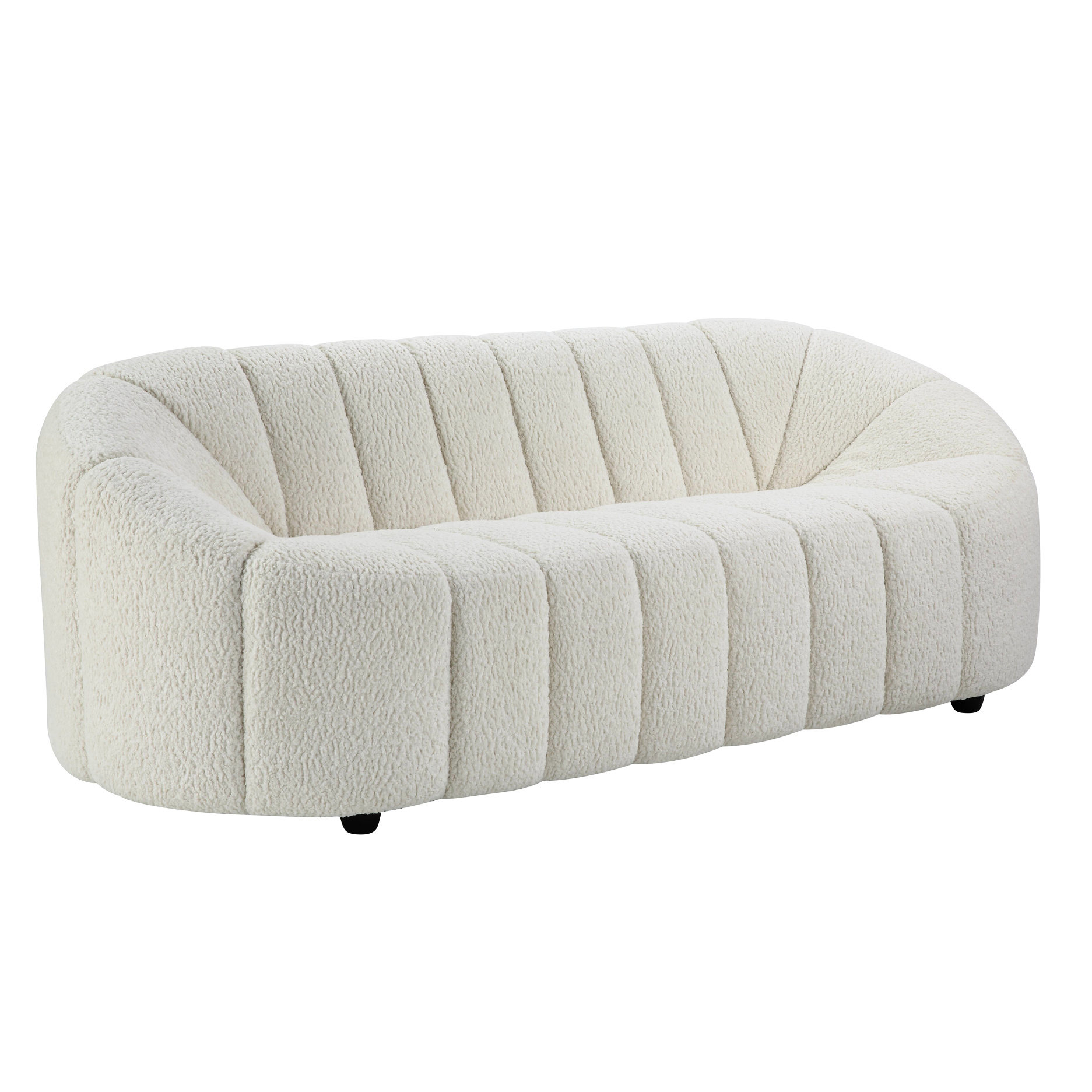 Teddy Sherpa Sofa | Supportive seating in home spaces | Larch wood and ...