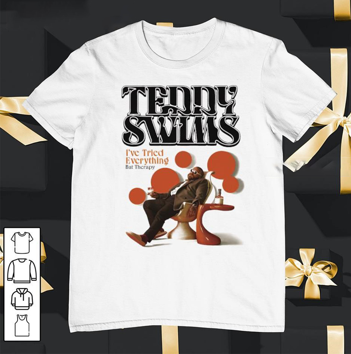 Teddy Swims I've Tried Everything But Therapy Tour 2024 T-Shirt All Size - Walmart.com