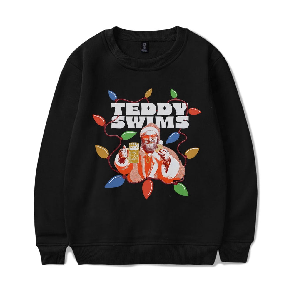 Teddy Swims Merch Sweatshirt Teddy Kegsmas Hoodie Long-sleeve Fashion ...
