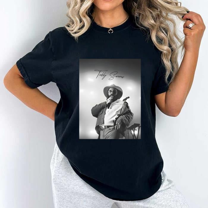 Teddy Swims Singing Signature Unique Artist Merch Comfort Color T-Shirt ...