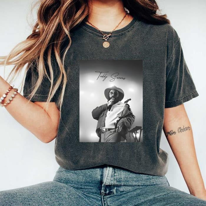 Teddy Swims Singing Signature Unique Artist Merch Comfort Color T-Shirt ...