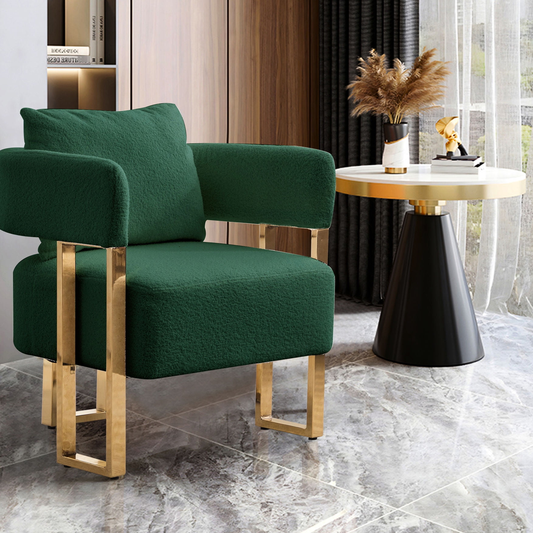 Teddy Upholstered Chair, Durable Fabric - Suitable for Various Indoor ...