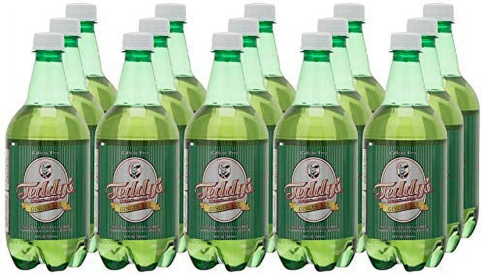 Teddy's Soda Hand Crafted Soda, Ginger Ale, 26 Fluid Ounce (Pack of 15 ...
