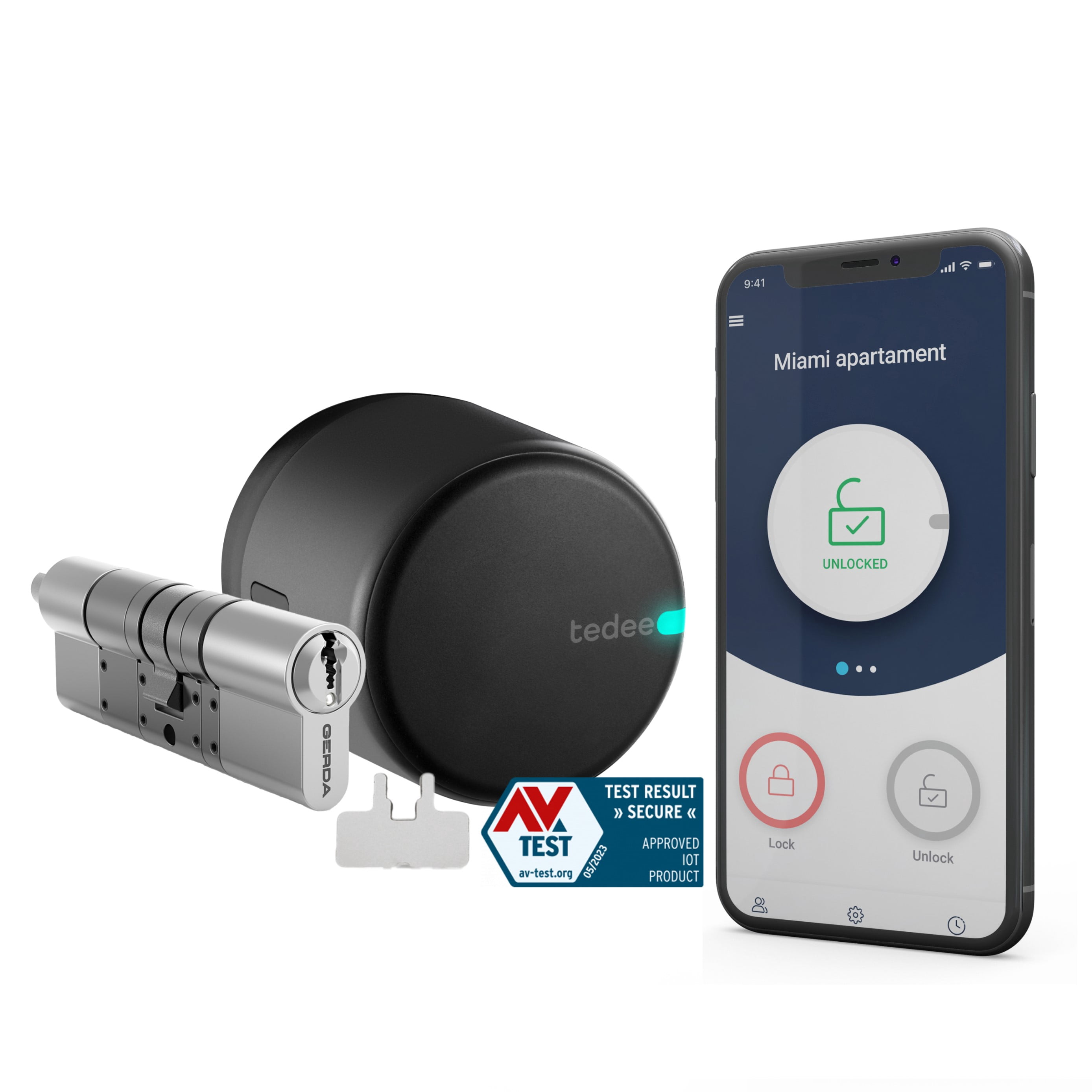 Tedee Go Smart Cylinder for European Multipoint Locks & Mortise Locks ...