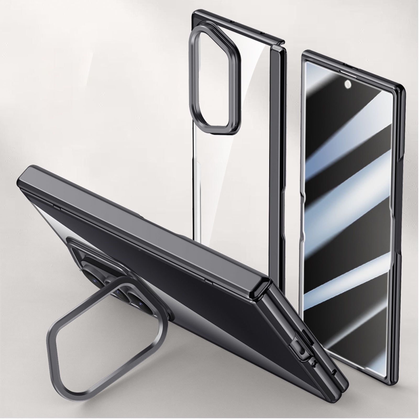 Tedixss for Samsung Galaxy Z Fold 7 Case with Hinge Protection & HD ...