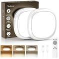 Tedmos 2 Pack IP54 Waterproof Shower Lights, Rechargeable 12000mAh ...