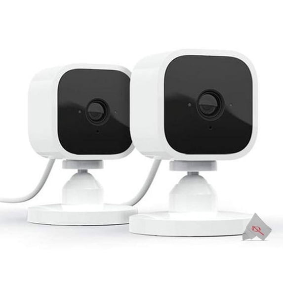 2x Blink Mini Indoor Plug-in HD Smart Security Camera, 1080P Video ...
