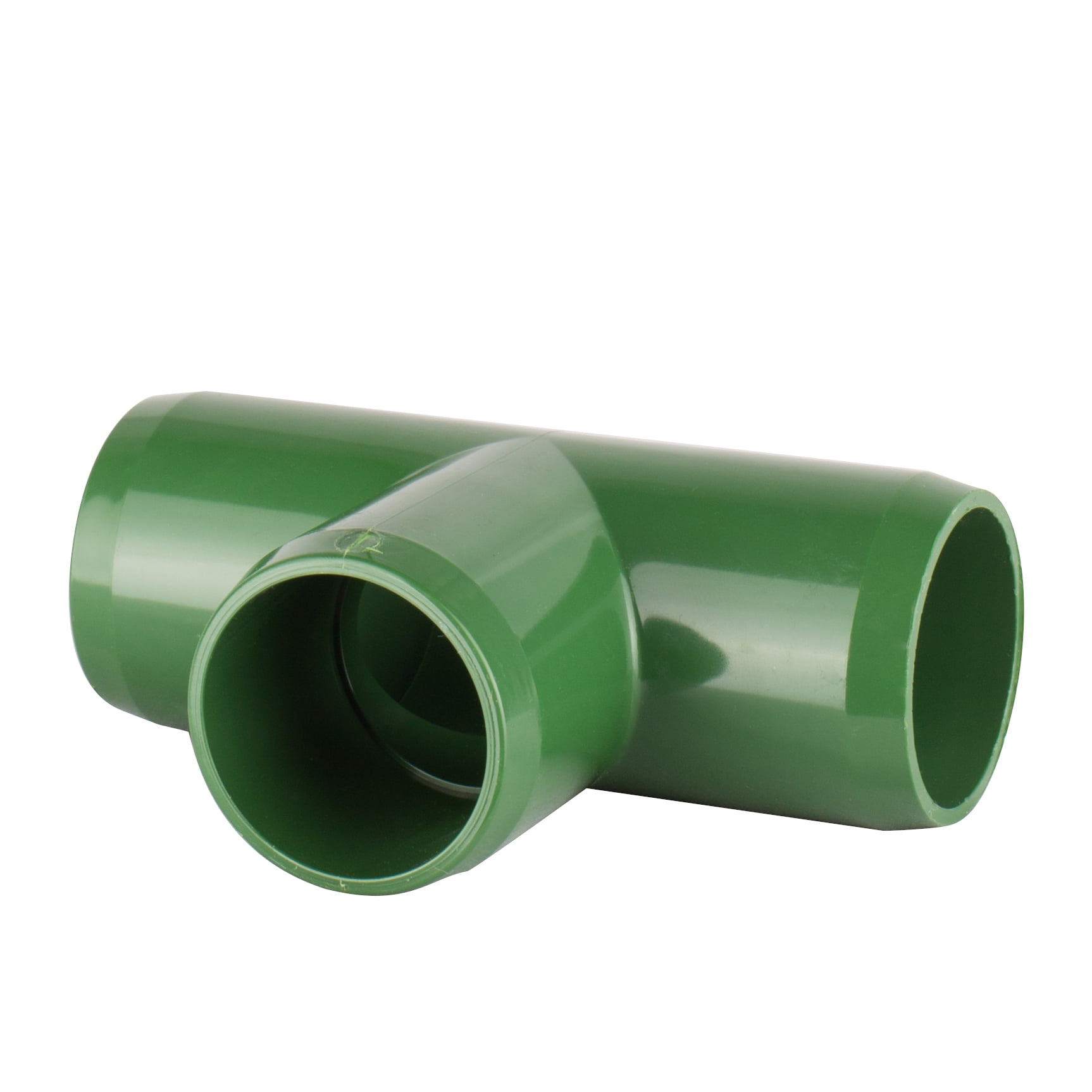 Tee 1" - Green Furniture Grade PVC Fitting - Walmart.com