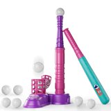 Tee Ball Set for Kids 3-5, Baseball Tee For Toddlers Includes 10 Balls ...