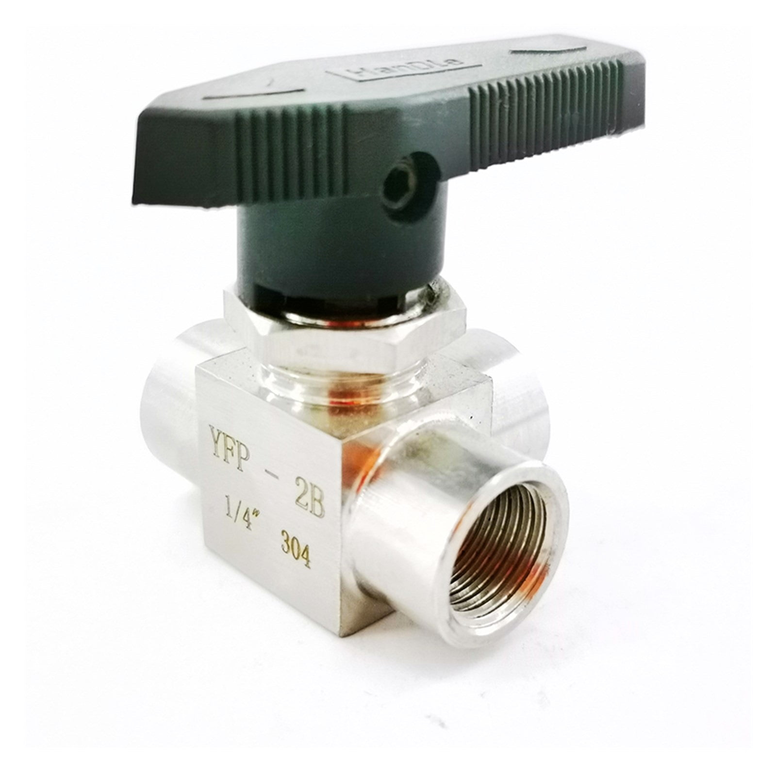 Tee Ball Valve Female G Thread Stainless Steel 304 High Temperature ...