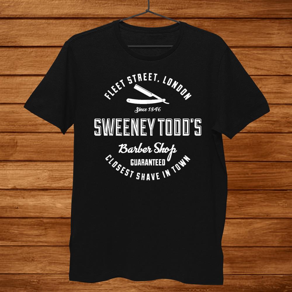 Tee-Brand Top - Sweeney Todds Barber Shop Shirt - Walmart.com
