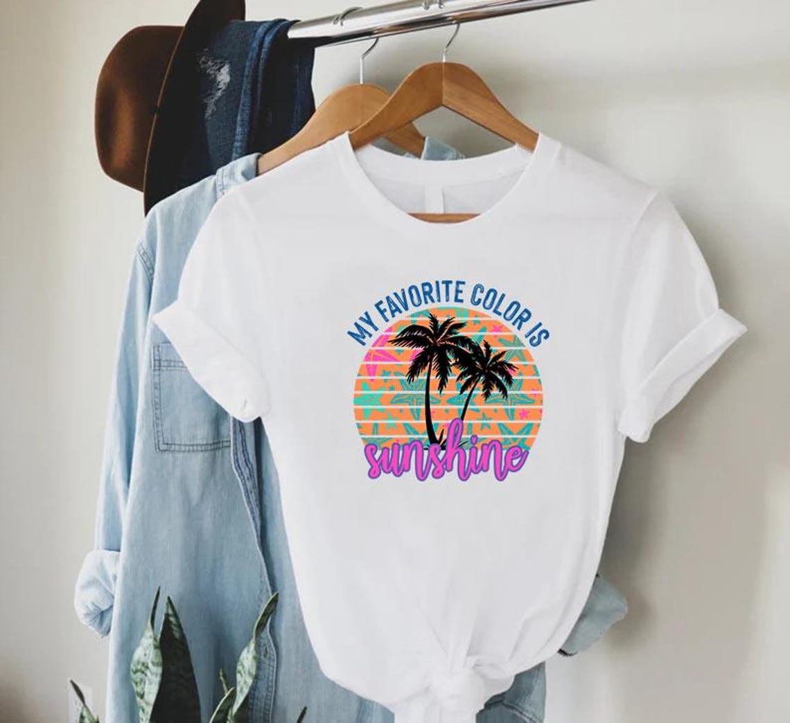 Tee Clo Sunshine Summer Shirt,My Favorite Color Is Sunshine Shirt ...