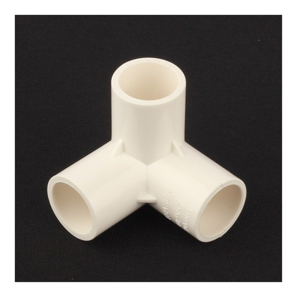 Tee Connector PVC 20mm/25mm3 Way Joint Garden Irrigation Water Pipe ...