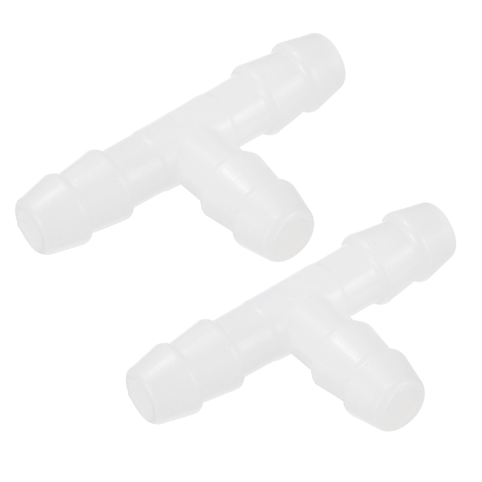 Tee Fitting Plastic Barb 3 Way Equal T Shaped Fitting Hose 1/4" for 6-6 ...