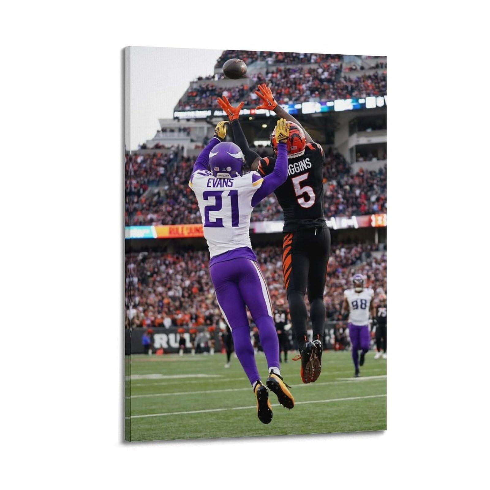Tee Higgins Football Poster Poster Album Cover Posters for Bedroom Wall ...