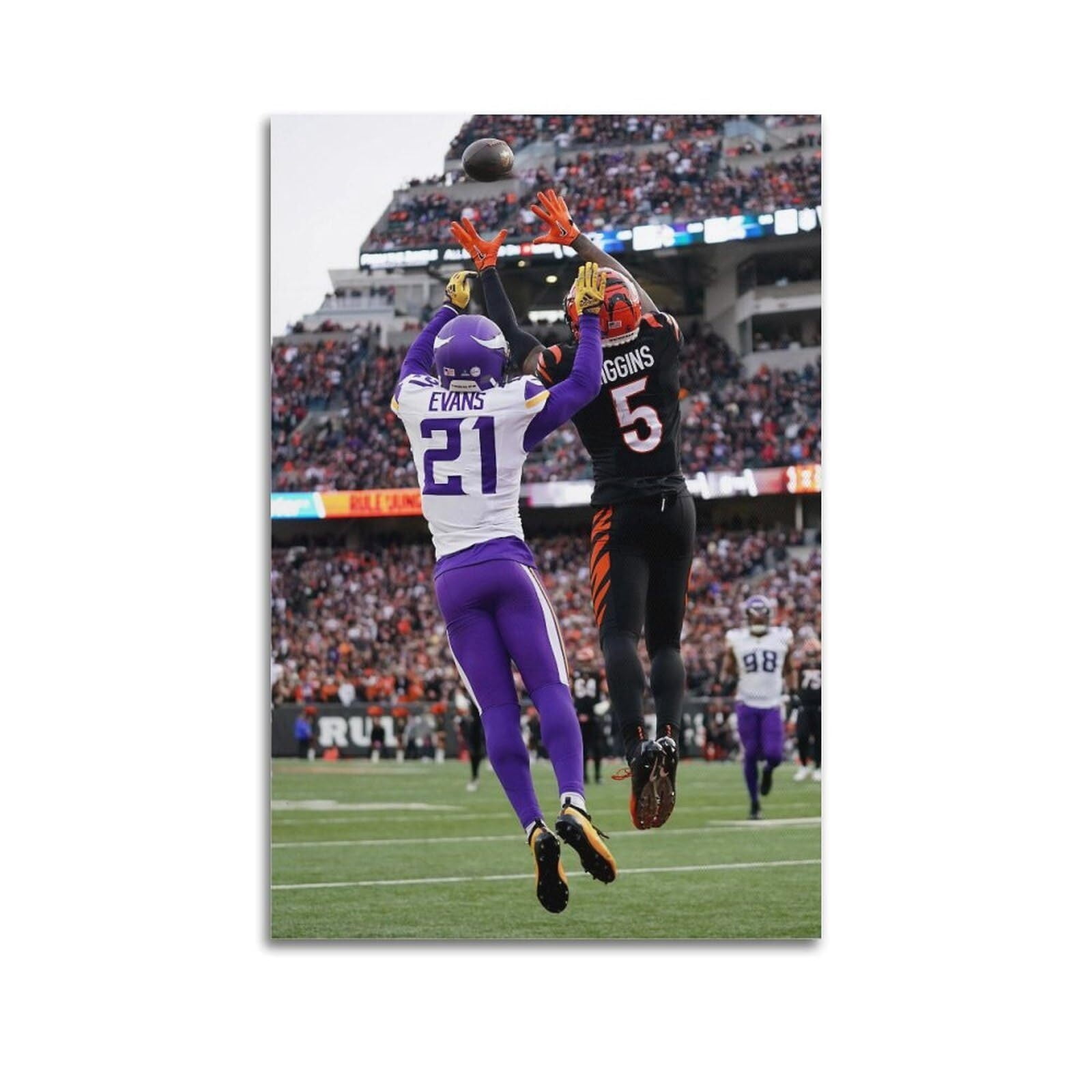 Tee Higgins Football Poster Poster Album Cover Posters for Bedroom Wall ...