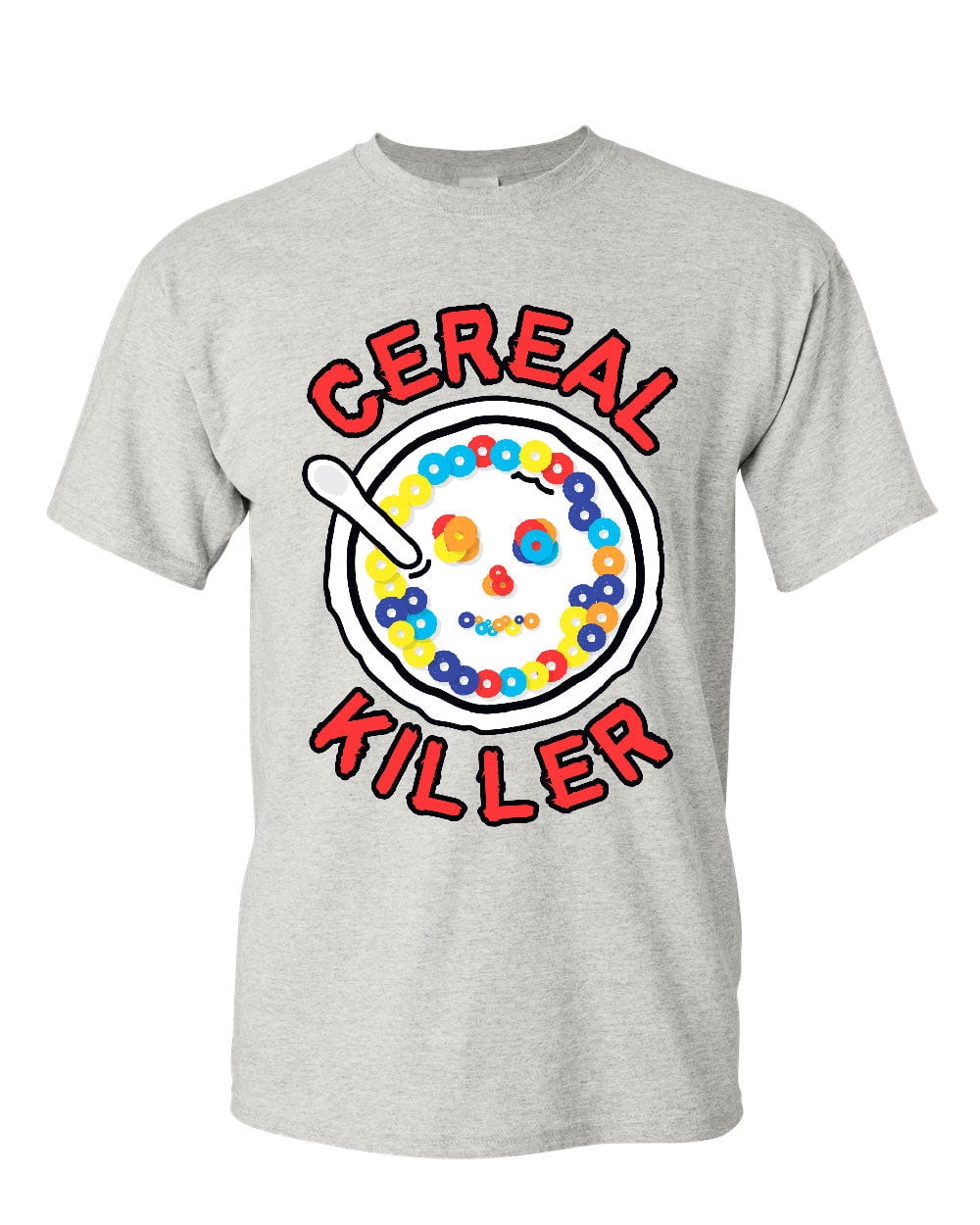 Tee Hunt Cereal Killer T-Shirt Funny Breakfast Morning Meal Serial ...