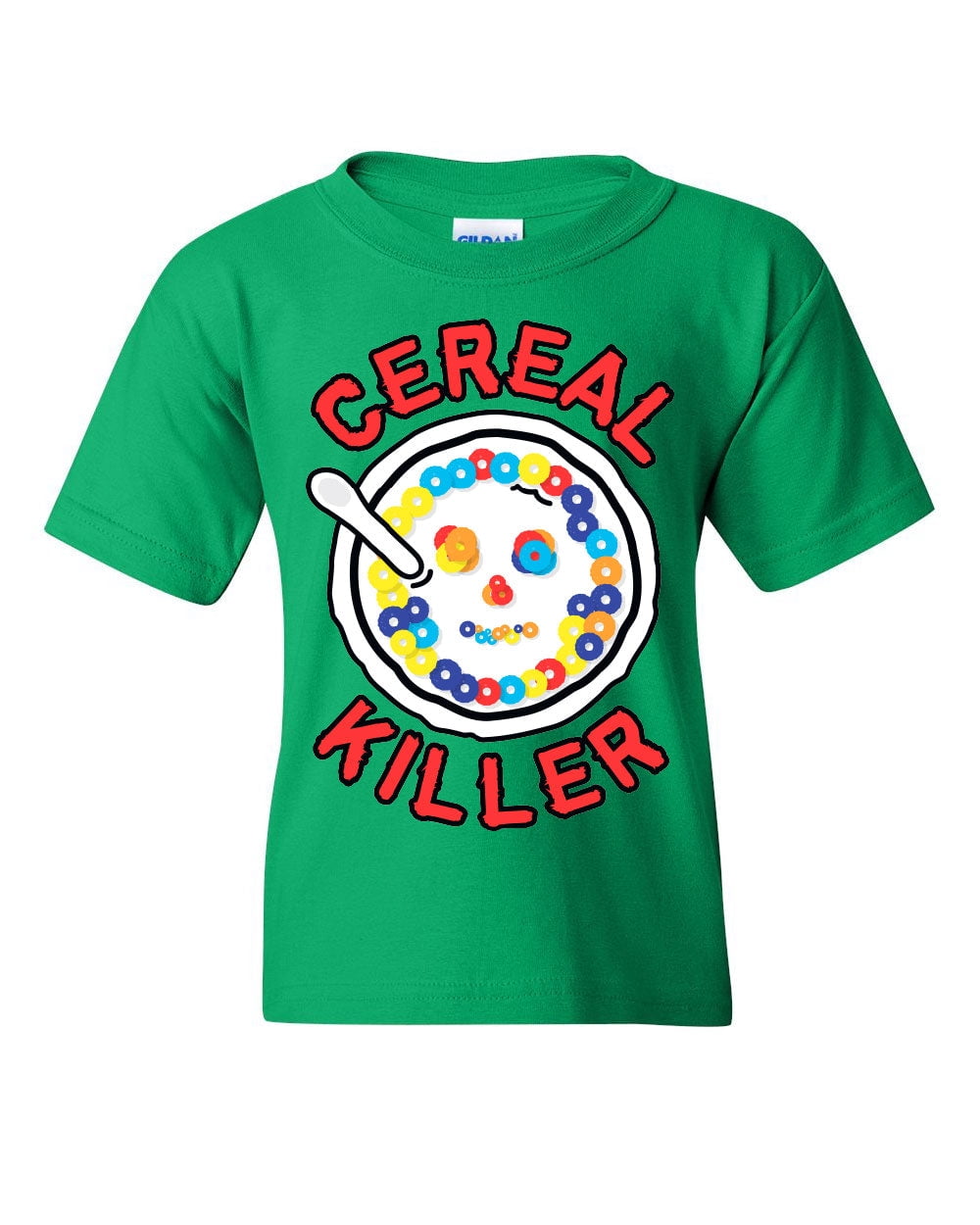Tee Hunt Cereal Killer Youth T-Shirt Funny Breakfast Morning Meal ...