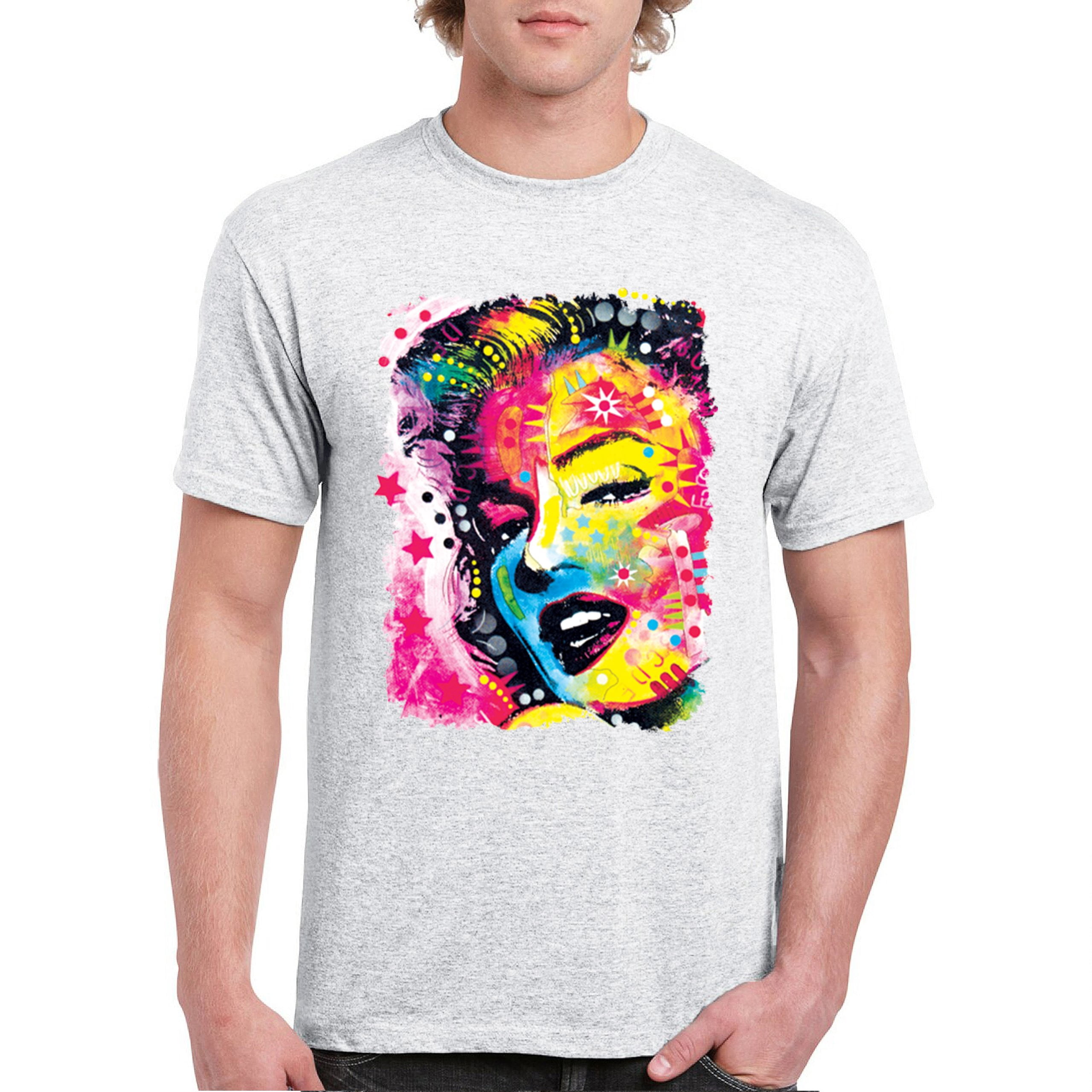 Tee Hunt Dean Russo Colorful Marilyn T-Shirt Neon Hot Symbol Starlet ...