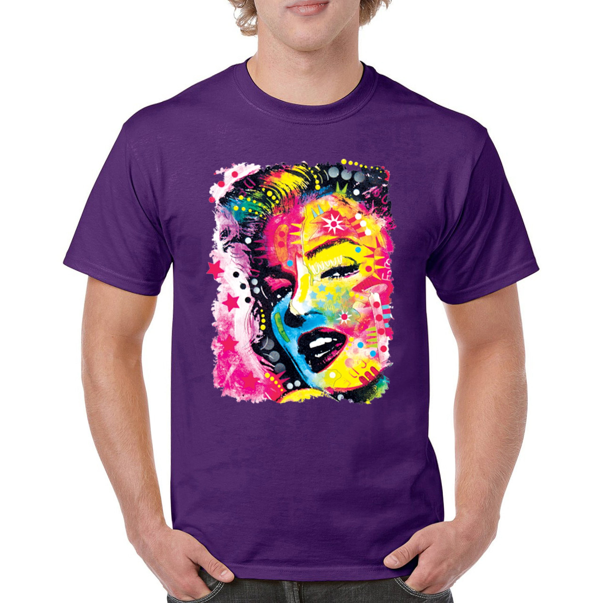 Tee Hunt Dean Russo Colorful Marilyn T-Shirt Neon Hot Symbol Starlet ...