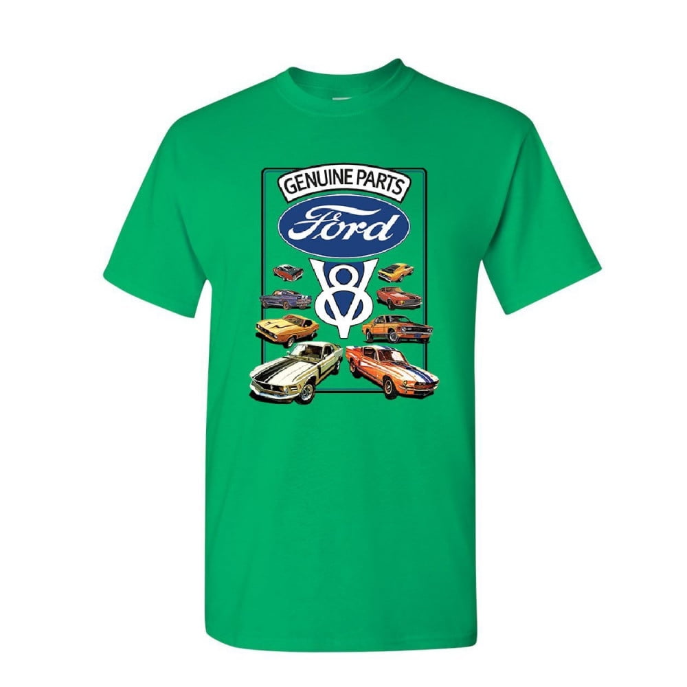 Tee Hunt Ford Genuine Parts T-Shirt American Classic Muscle Cars V8 ...