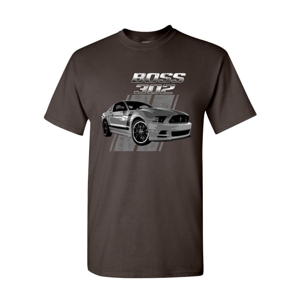 Tee Hunt Ford Mustang Boss 302 T-Shirt 50 Years Anniversary Muscle Car ...