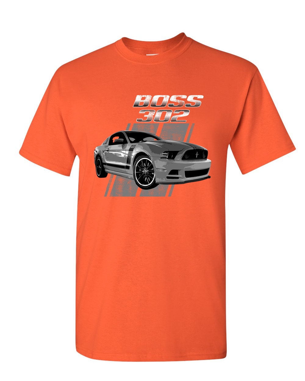 Tee Hunt Ford Mustang Boss 302 T-Shirt 50 Years Anniversary Muscle Car ...