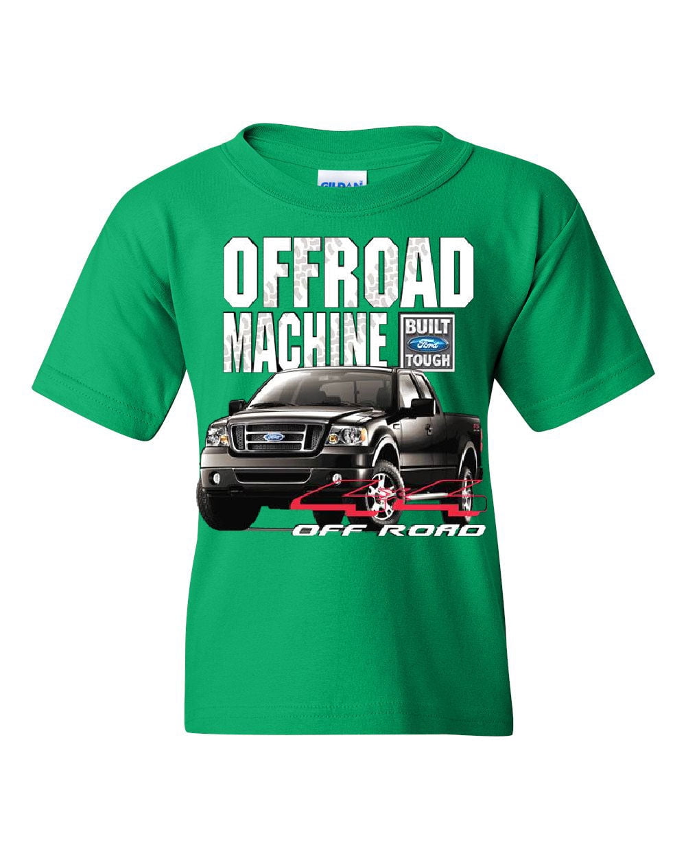 Tee Hunt Licensed Ford F-150 Youth T-Shirt Offroad Machine Built Ford ...