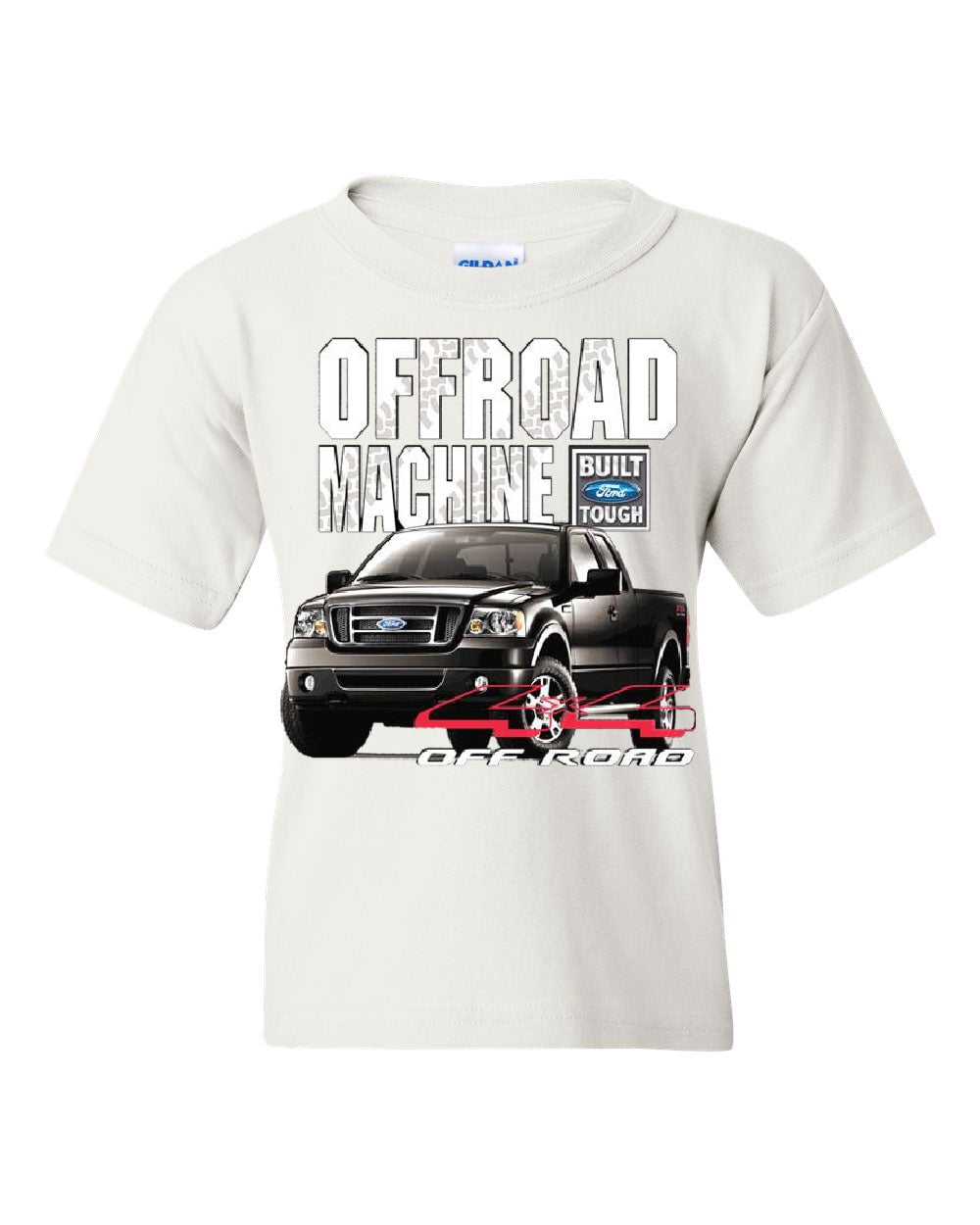 Tee Hunt Licensed Ford F-150 Youth T-Shirt Offroad Machine Built Ford ...