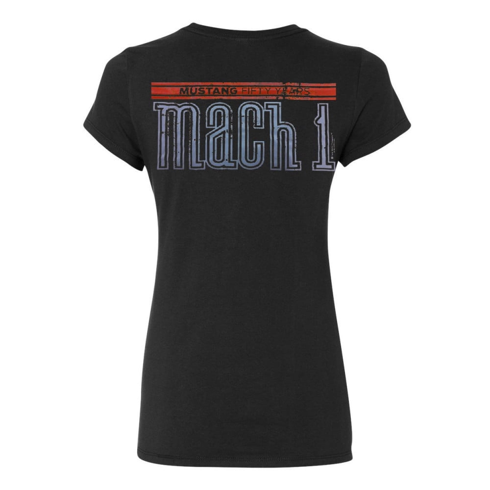 Tee Hunt Licensed Ford Mustang Mach 1 Cotton T-Shirt 50th Anniversary ...