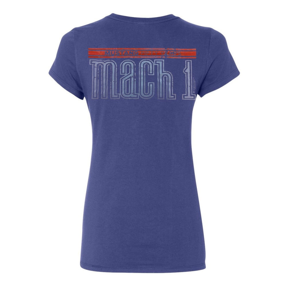 Tee Hunt Licensed Ford Mustang Mach 1 Cotton T-Shirt 50th Anniversary ...