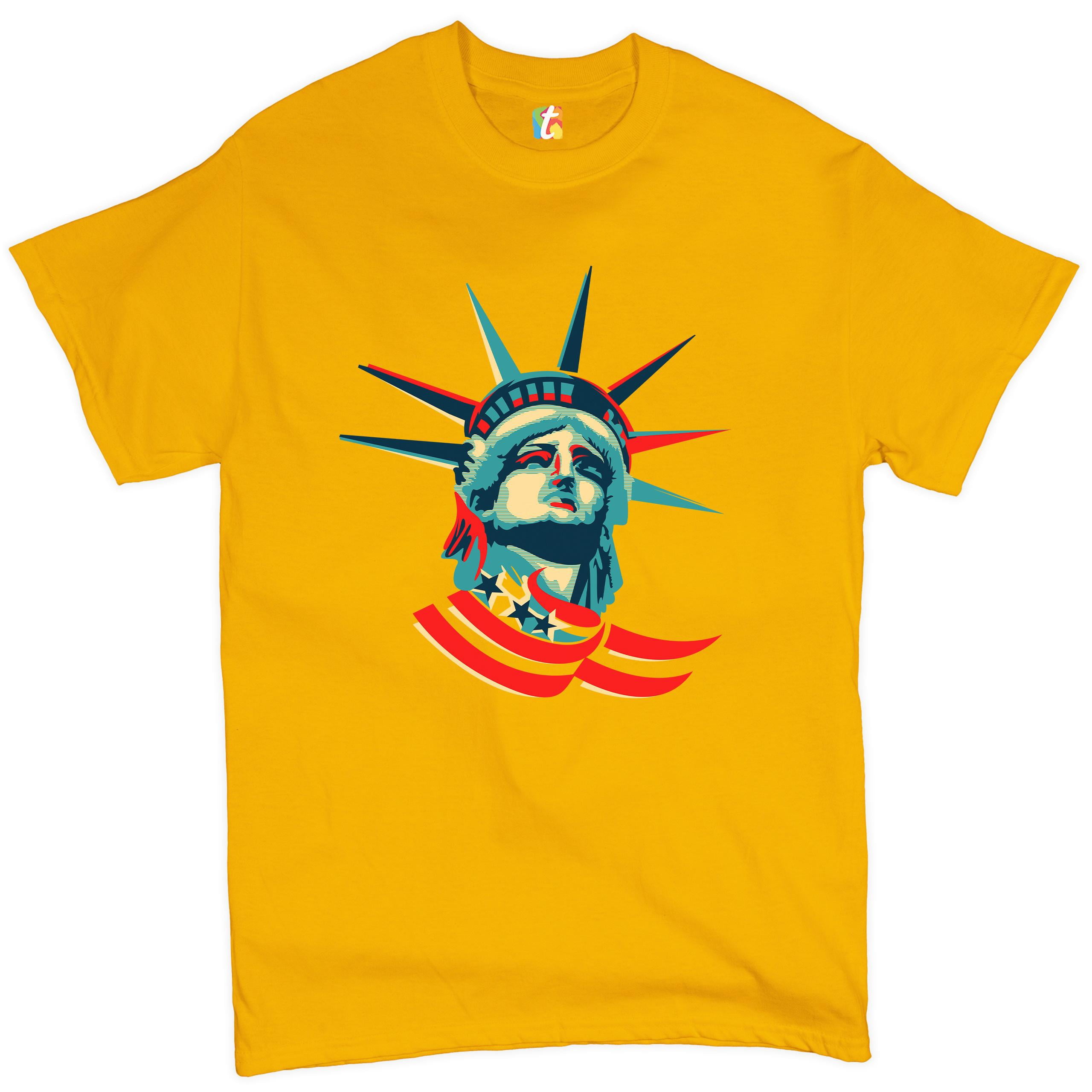 Tee Hunt Statue of Liberty T-Shirt 4th of July Independence Day ...