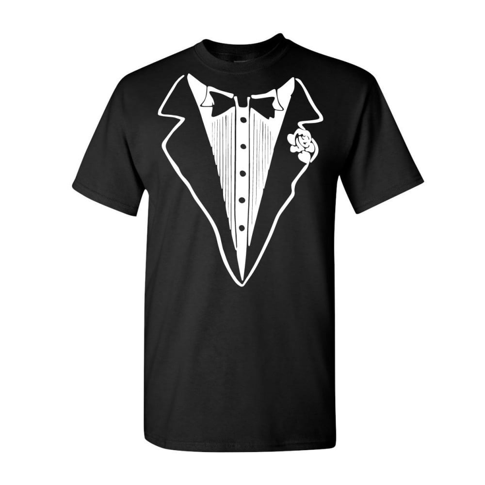 Tee Hunt Tuxedo Funny T-Shirt Funny Birthday Party Classic Humor Tux ...