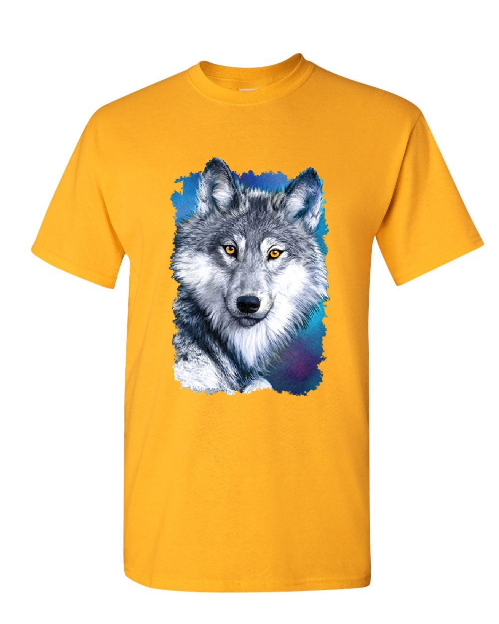 Tee Hunt White Wolf Head T-Shirt Into The Wild Wildlife Howl Wolf Pack ...